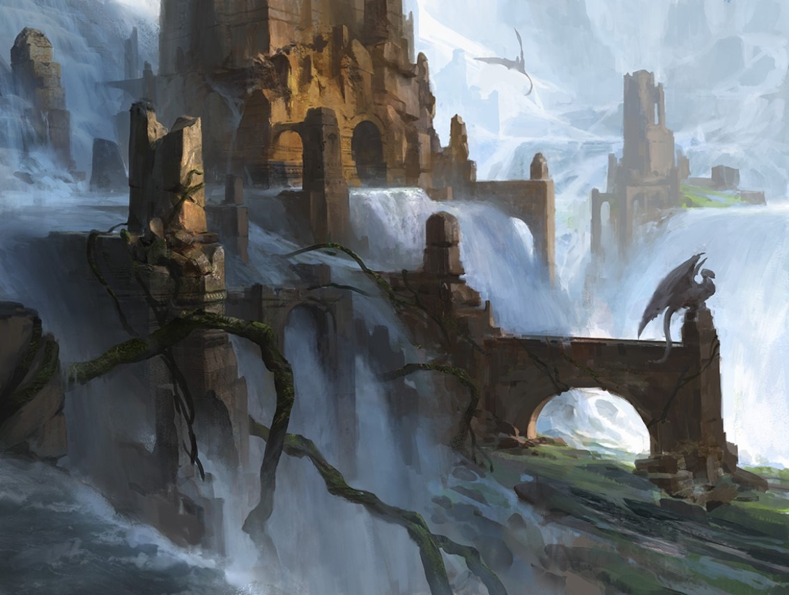 dragons of tarkir « Basic Land Art