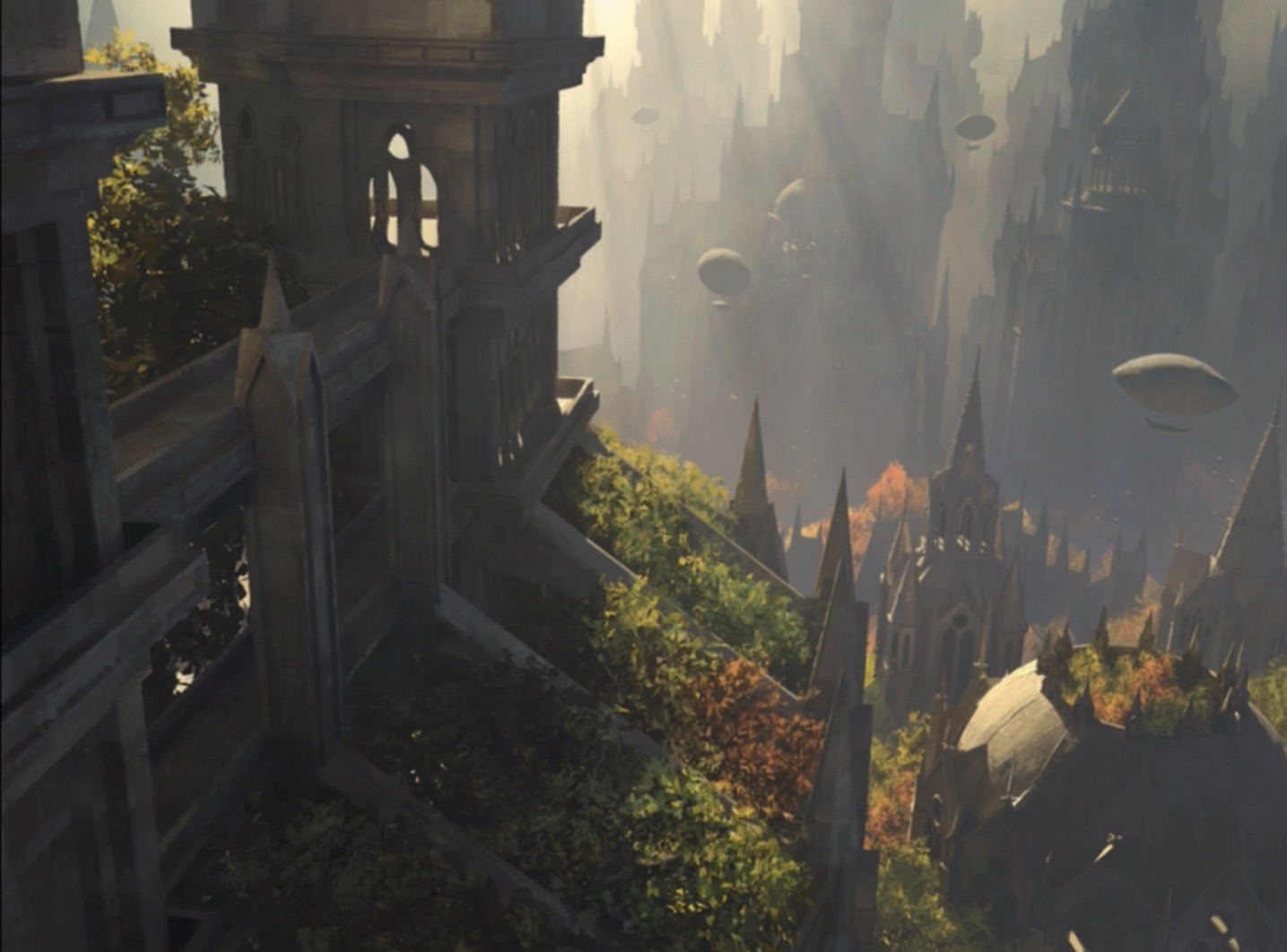 Guilds of Ravnica Forest by Richard Wright « Basic Land Art